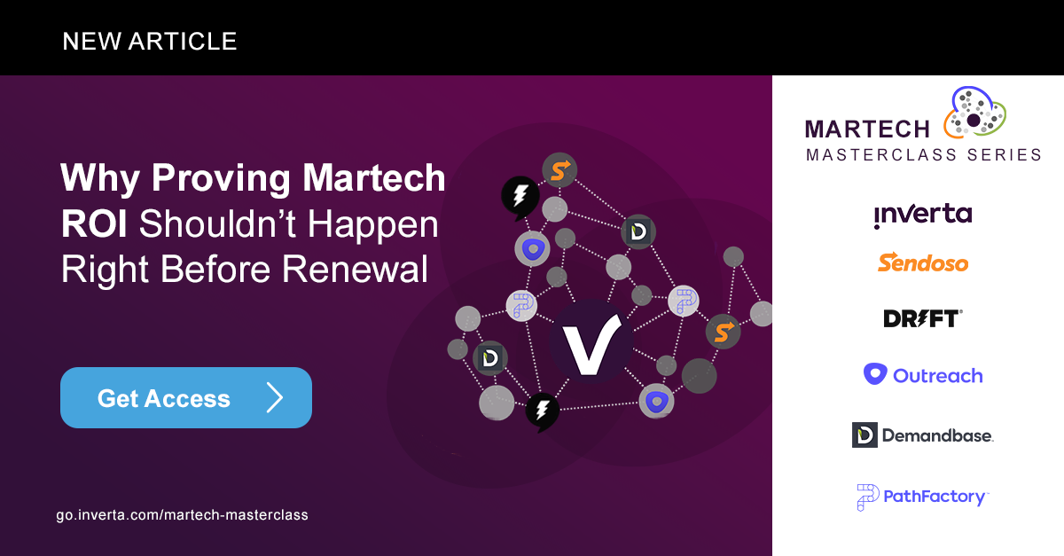 Martech Masterclass Series - Why Proving Martech ROI Shouldn’t Happen ...